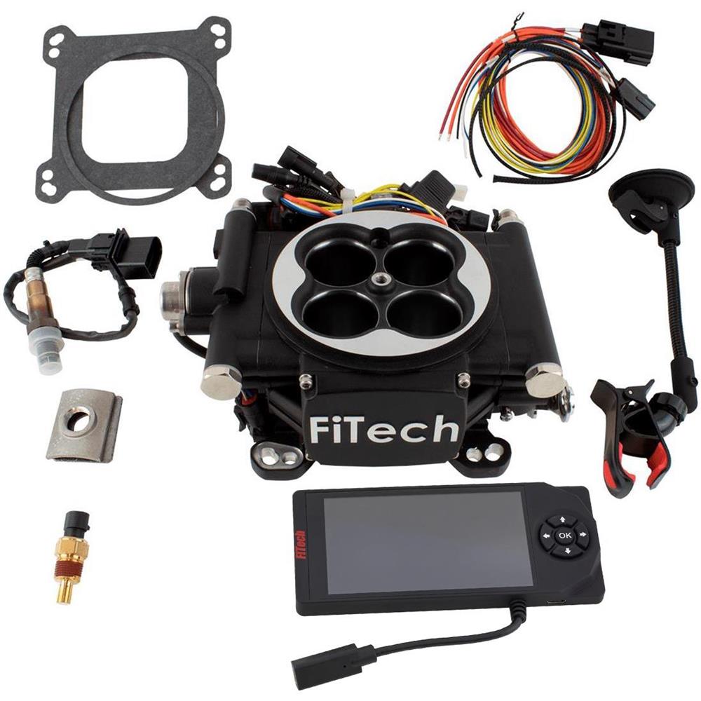 FiTech 30002 Go EFI 600 HP Self-Tuning Fuel Injection, Black