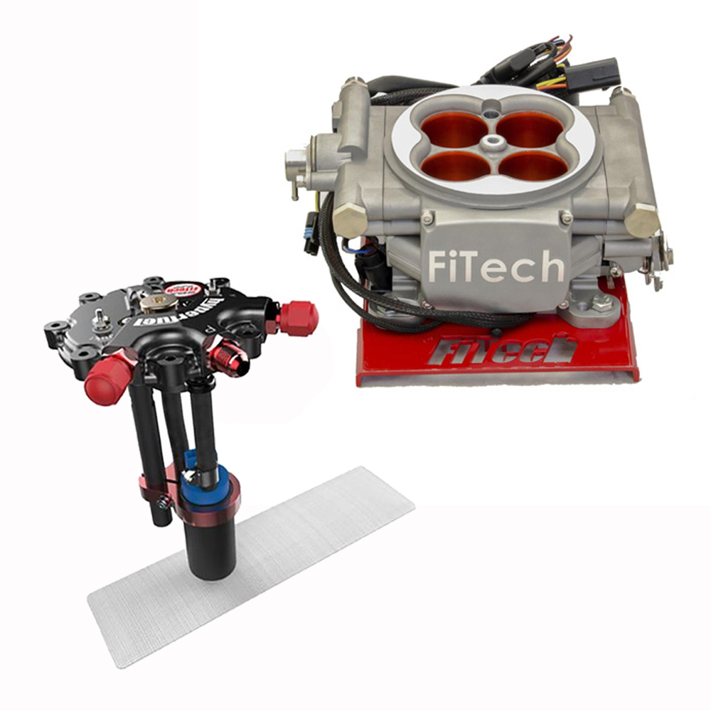 FiTech Go EFI 4 Fuel System Kit w/Hy-Fuel Tank, 400 HP