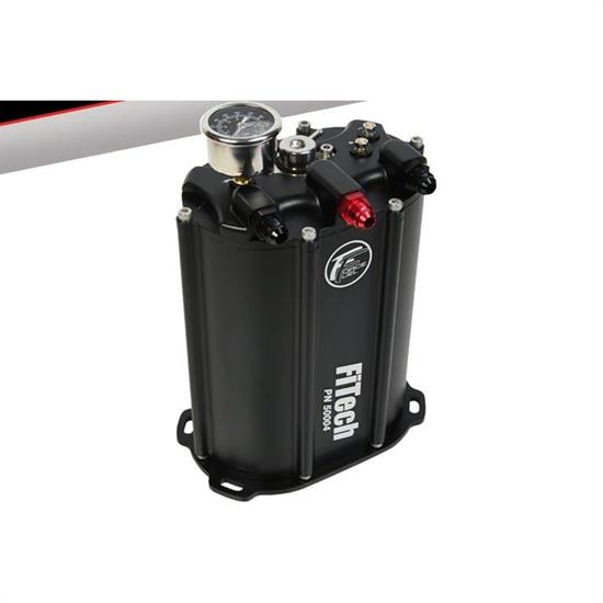 FiTech 35202 Master Kit Go EFI 4 System, Black, Force Fuel System