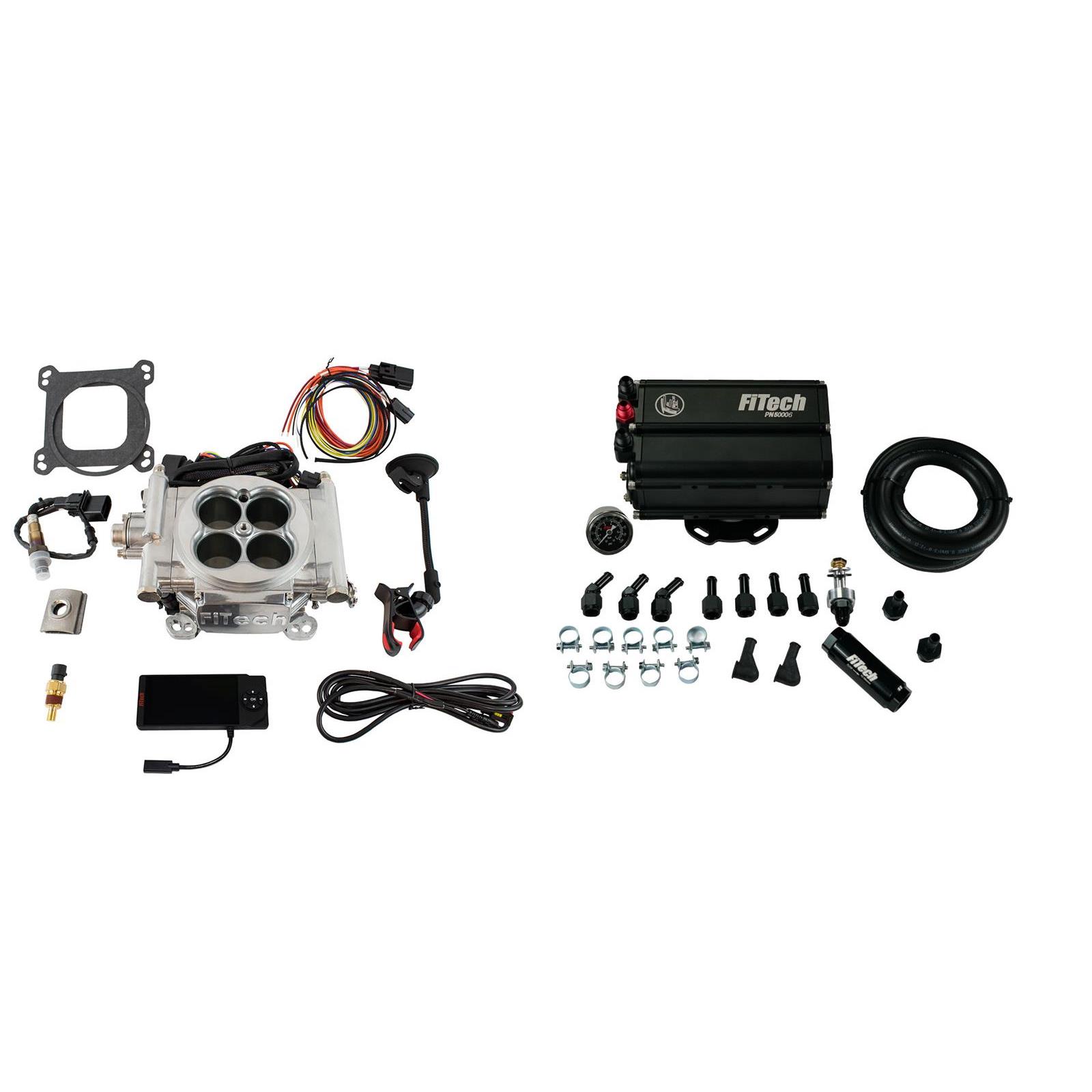 FiTech 35501 EFI 4, Power Adder, Force Fuel Mini Delivery, Bright