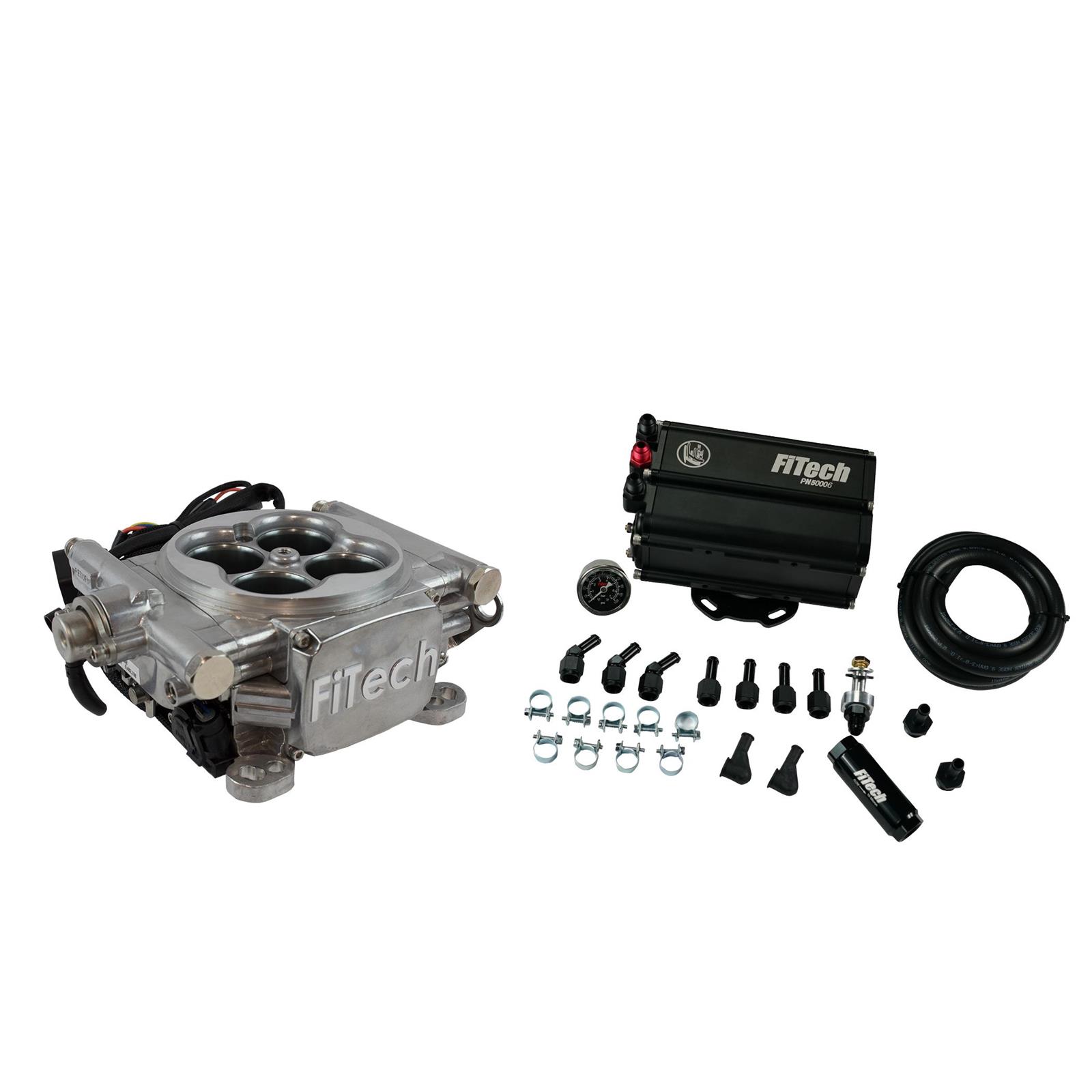 FiTech 35501 EFI 4, Power Adder, Force Fuel Mini Delivery, Bright