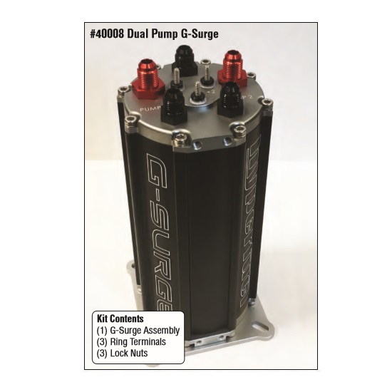 HyperFuel 40008 G-Surge Dual Fuel Pump System, 1600 HP