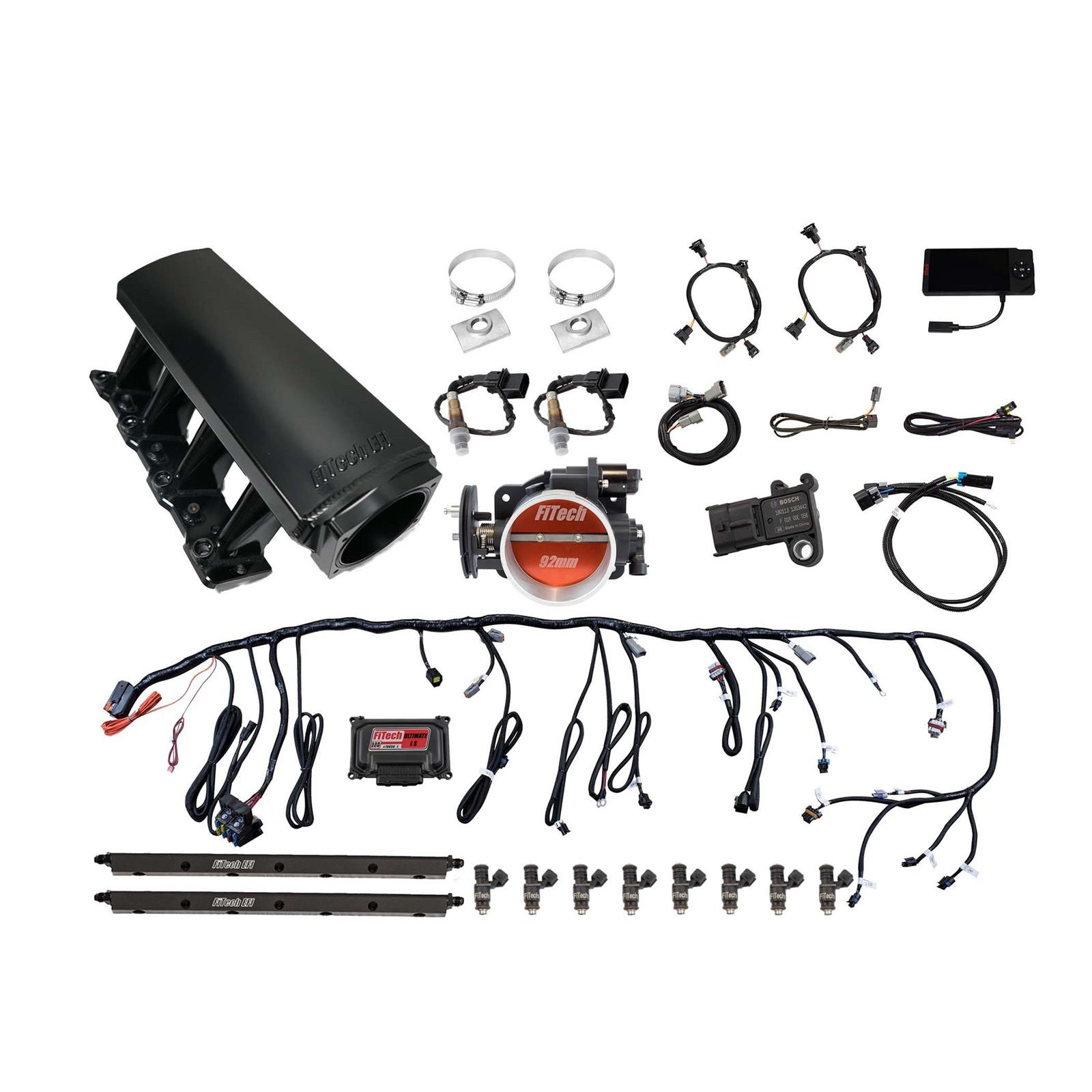 FiTech 70007 Ultimate LS1/LS2/LS6 Induction System, 500HP
