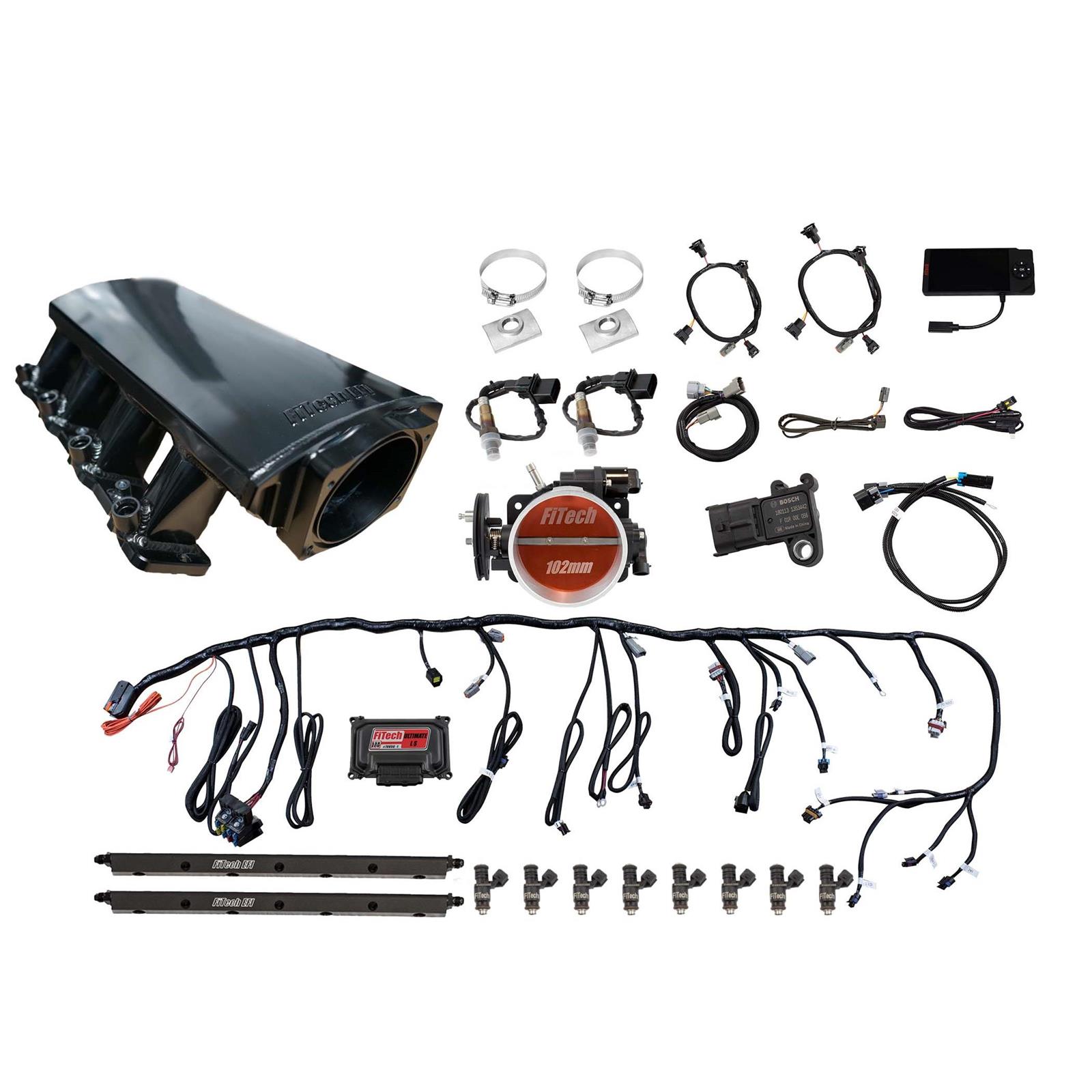 FiTech 70014 Ultimate LS EFI, LS3/L92, 750 HP, w/ Trans Control