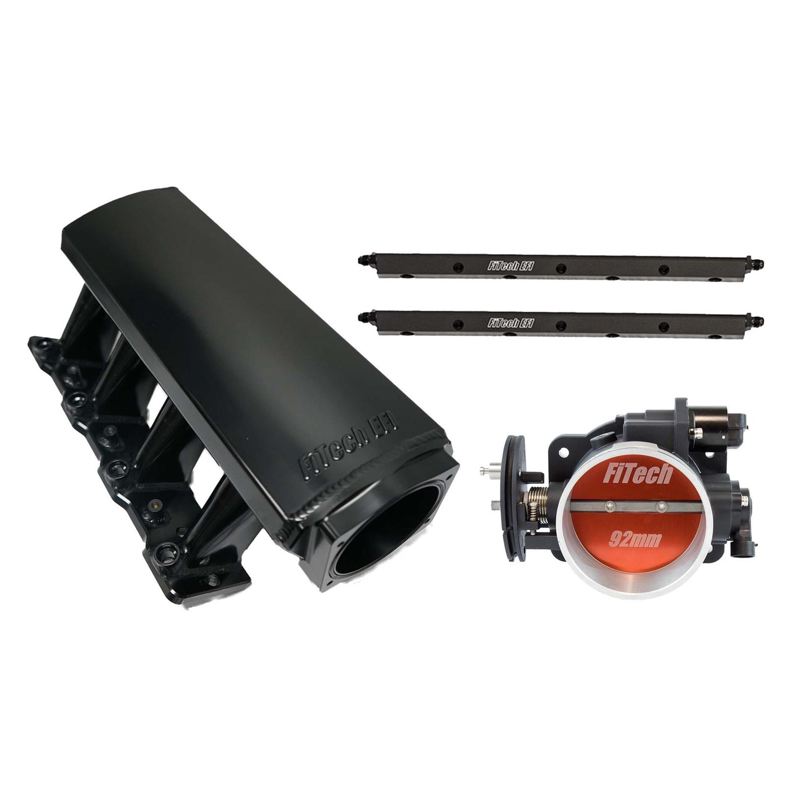 FiTech 70075 LS1/LS2/LS3 Tall Aluminum Intake Manifold 500HP Kit