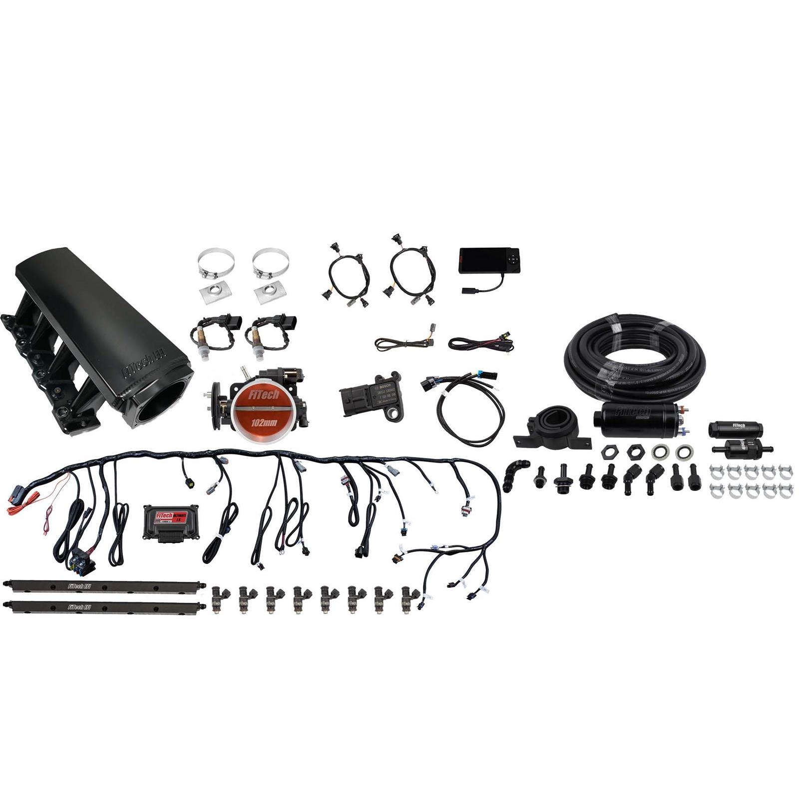 FiTech 71006 Ultimate LS1/LS2/LS6 500HP W/ In-Line Fuel Pump Kit