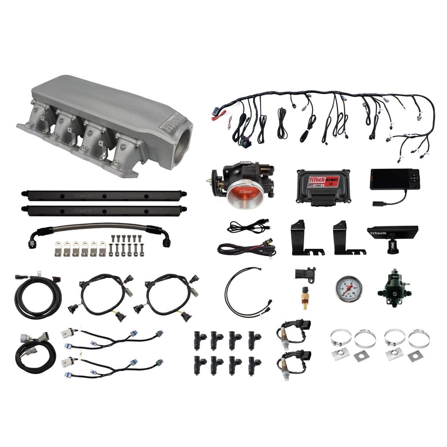 FiTech 73104 Nitro-Port Cast, LS1 500HP EFI With Trans Control