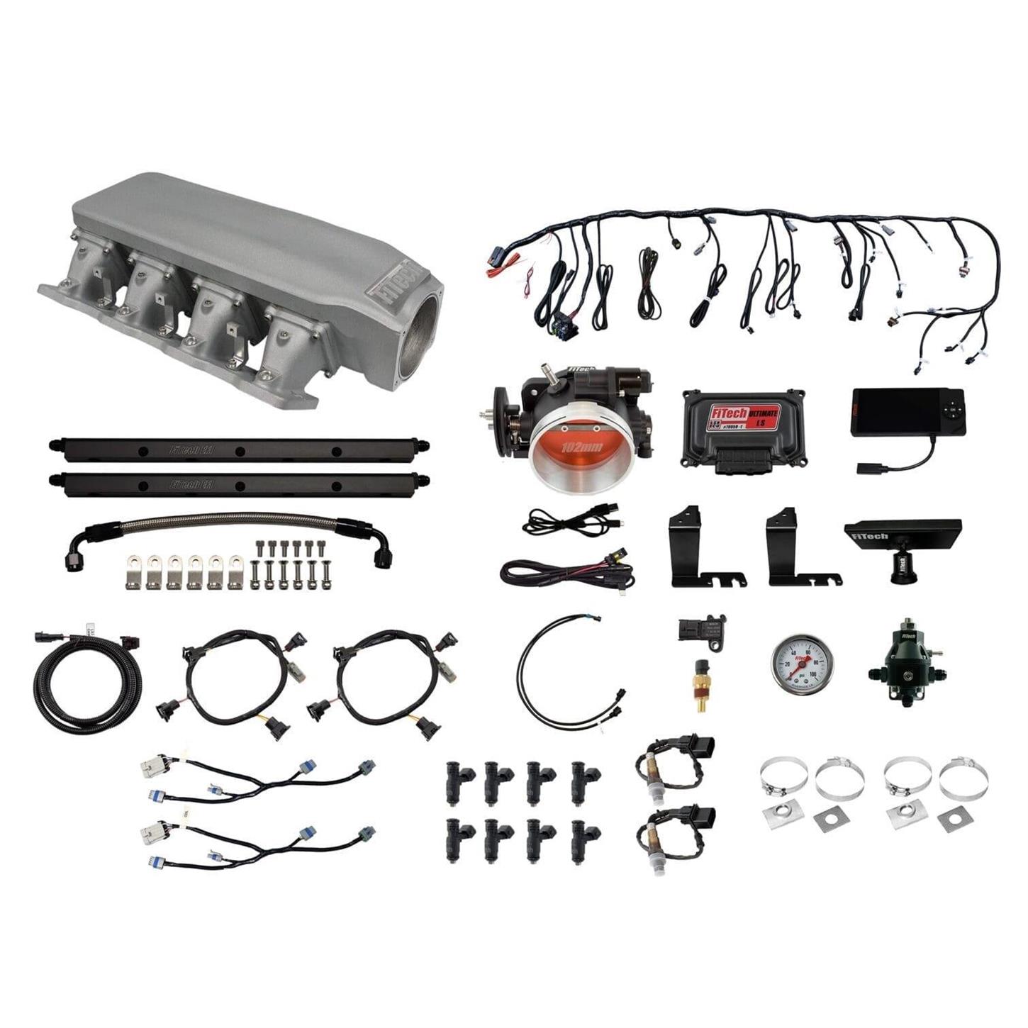 FiTech 73305 Nitro-Port Cast, LS3 750HP EFI W/O Trans Control