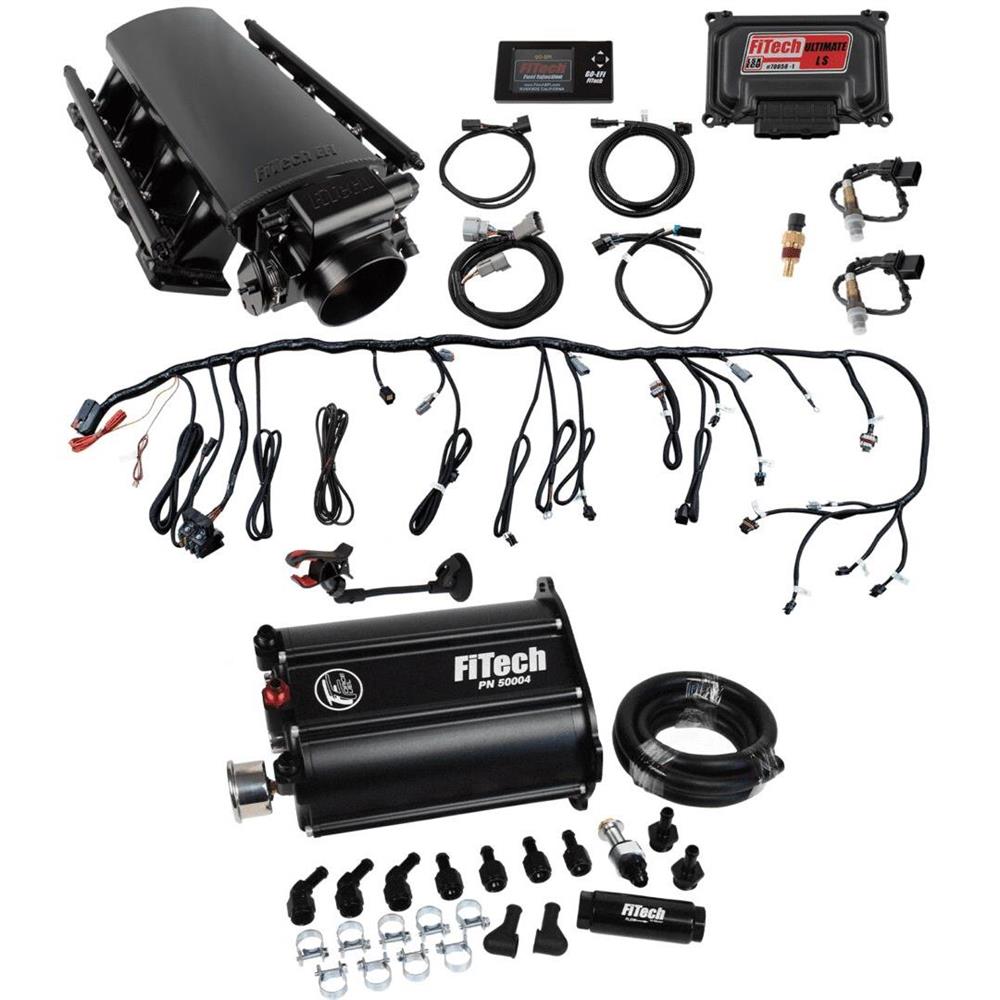 FiTech 75202 Ultimate LS Master Kit W/ 70002 Kit Plus Force Fuel
