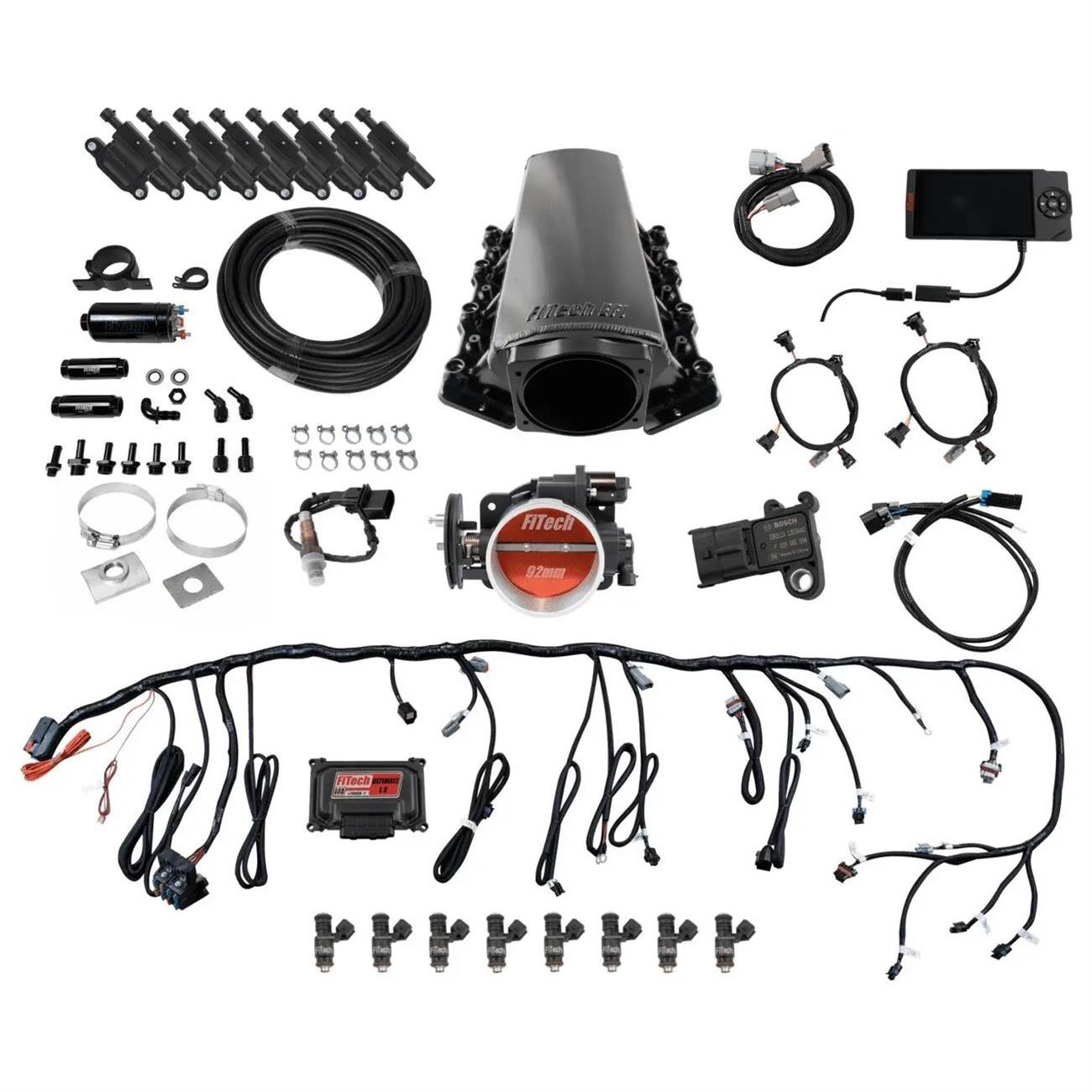 FiTech 79107 LS1/LS2/LS6 500HP W/ Fuel Pump, Coil, Trans, Tall