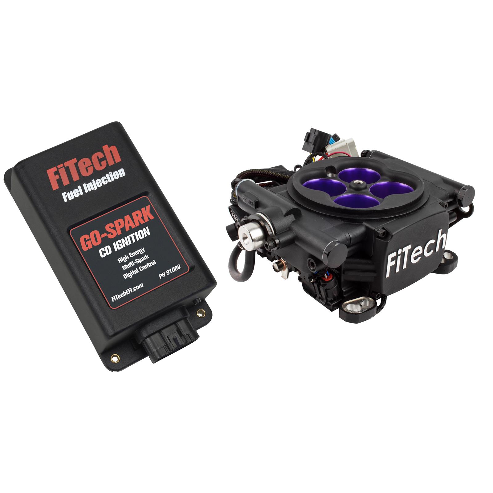 FiTech 93008 Mean Street 800 HP EFI System Black Finish,w/CDI box