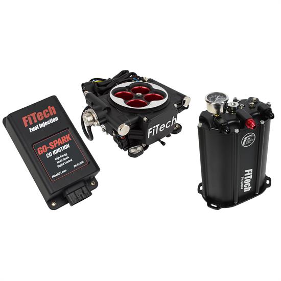 FiTech 93504 Go EFI 4 Power Adder Mstr Kit w/ Force Fuel System