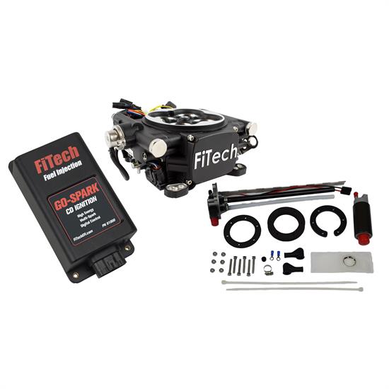 FiTech 93602 Go EFI 4 600 HP Matte Black w/ In Tank Kit w/CDI box