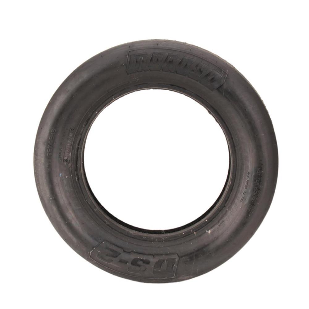 Moroso 17025 DS-2 Front Drag Tire, 25 x 4.5 x 15 Inch, Blackwall