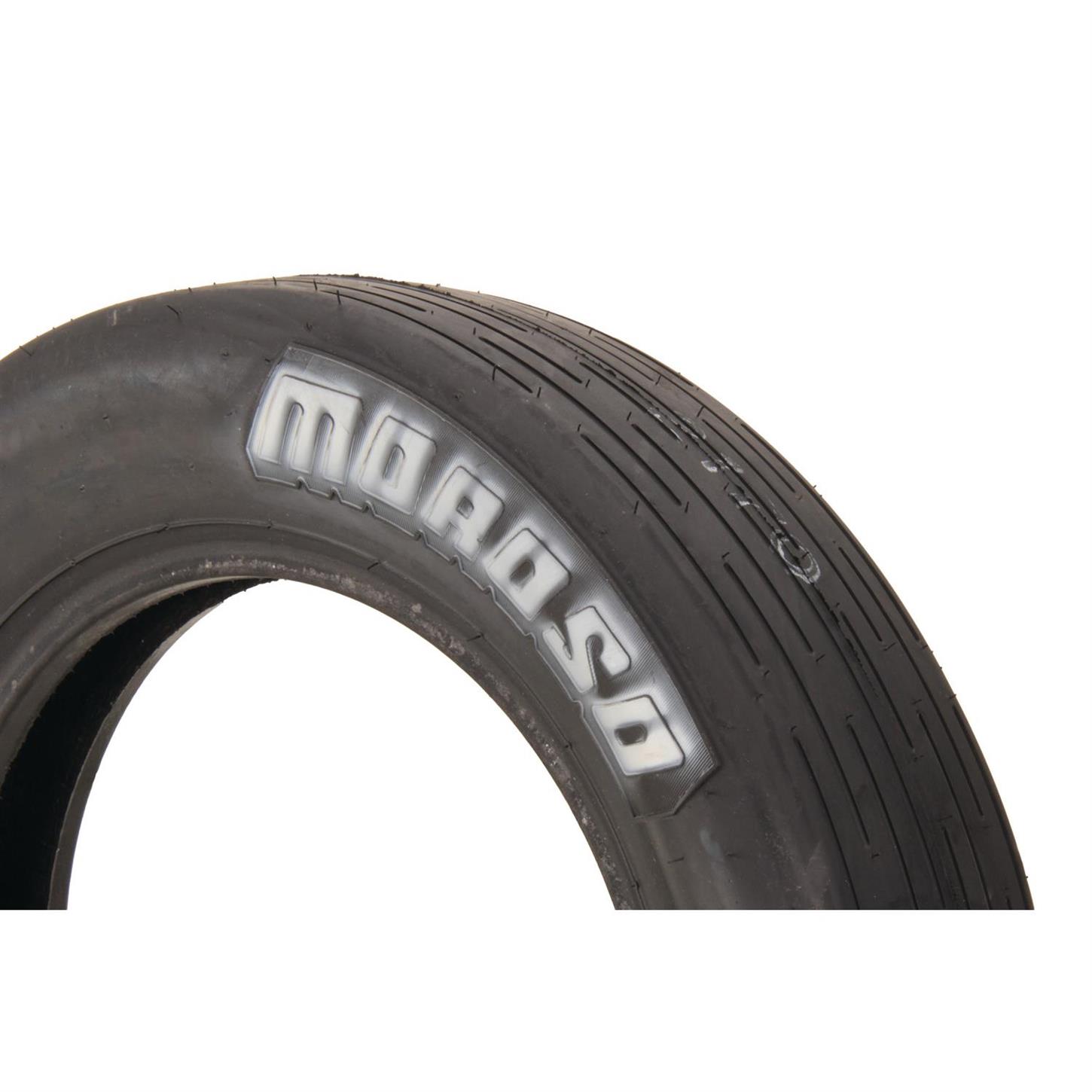 Moroso 17025 DS-2 Front Drag Tire, 25 x 4.5 x 15 Inch, Blackwall