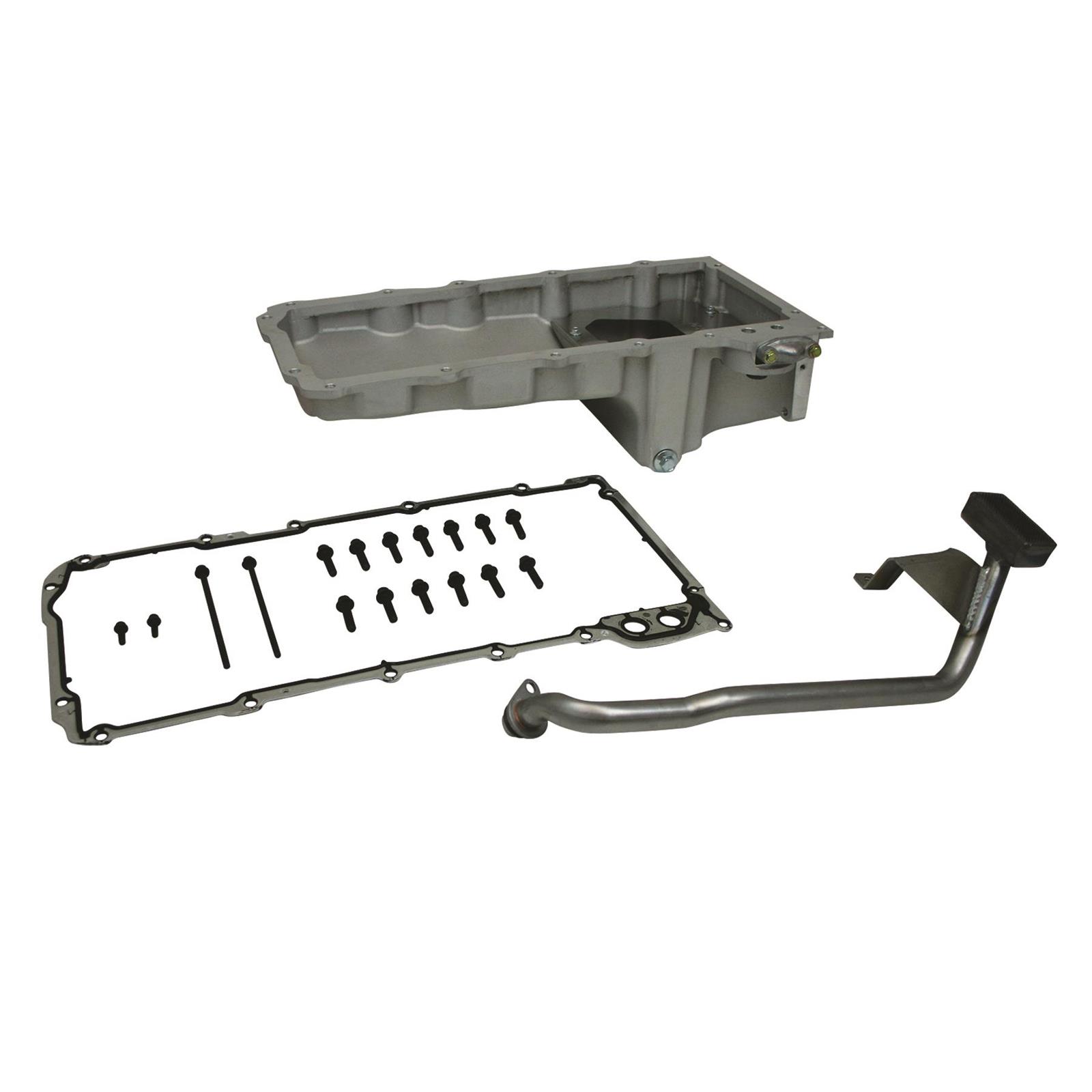 Moroso 20105 Oil Pan, GM LS, Cast Rear Sump, Swap Kit