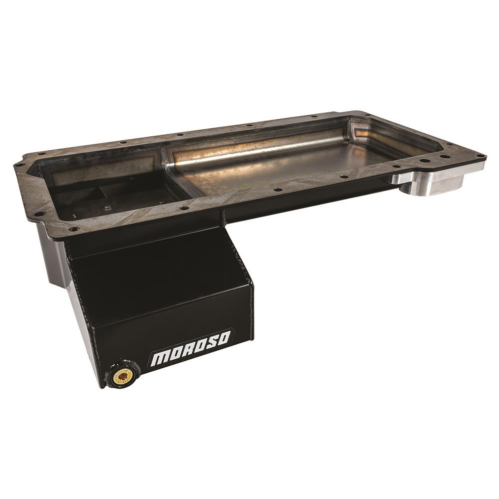 Moroso 20146 Oil Pan, LS, Front Sump Swap, Remote Filter Adapter