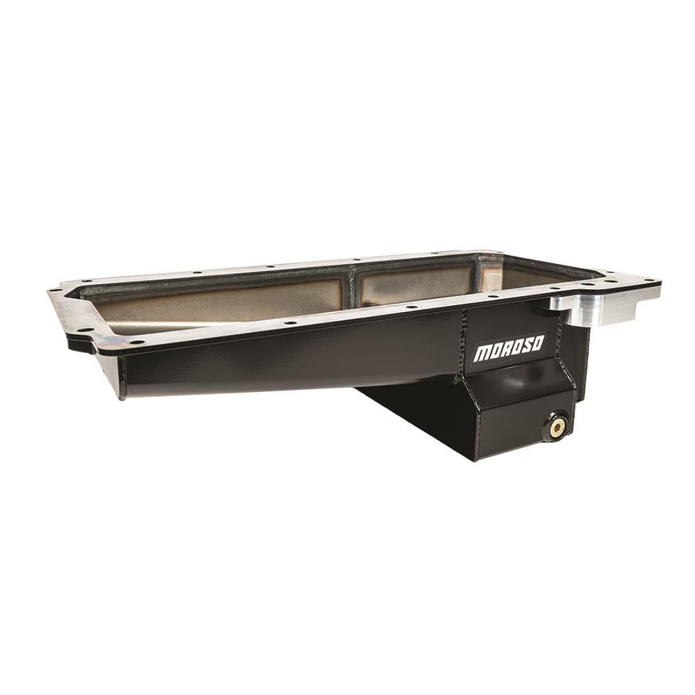Moroso 20149 Oil Pan, LS Swap, Rear Sump, Remote Adapter