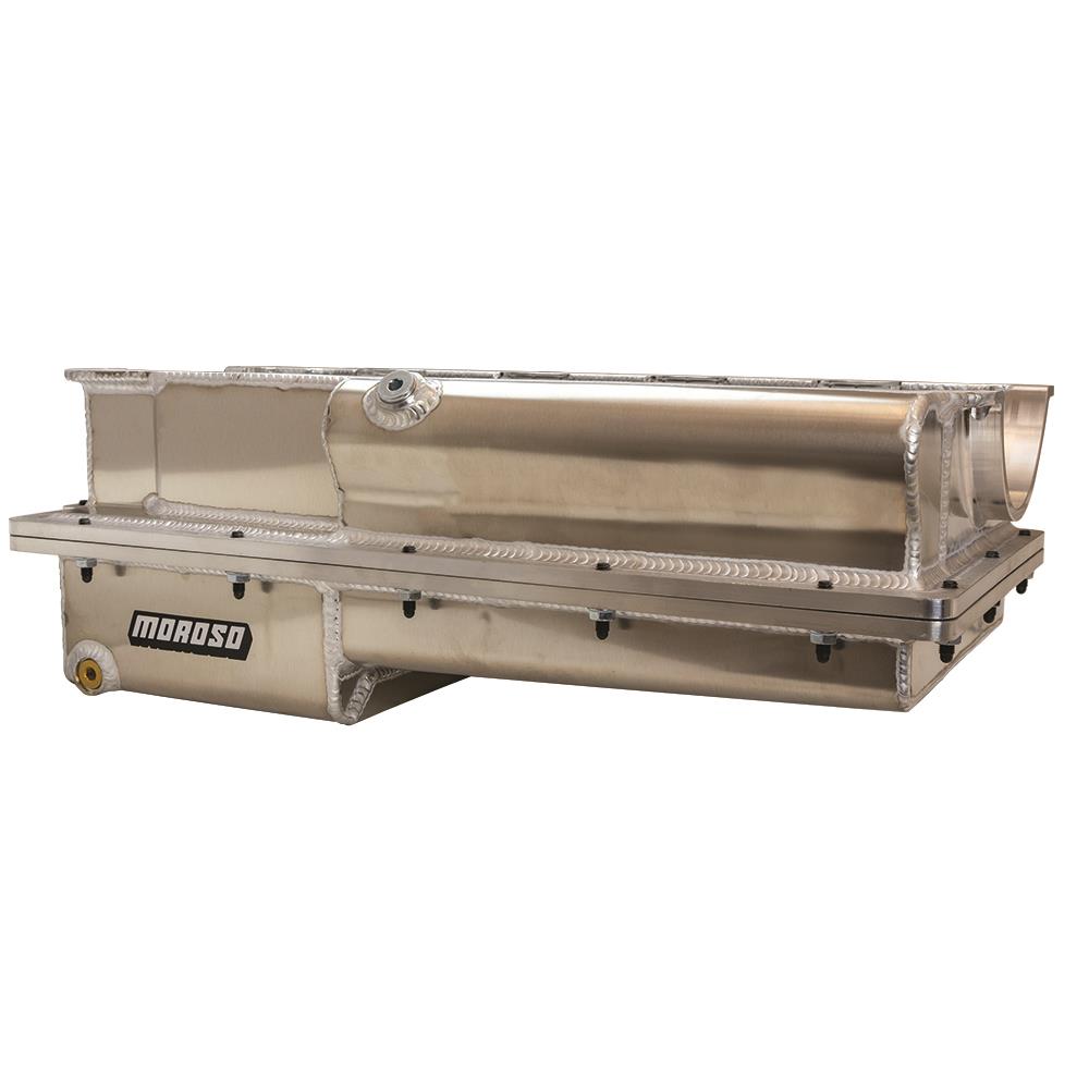 Moroso 20378 Oil Pan, BBC Donovan 500/700, 2 Piece, 7qt, Wet Sump