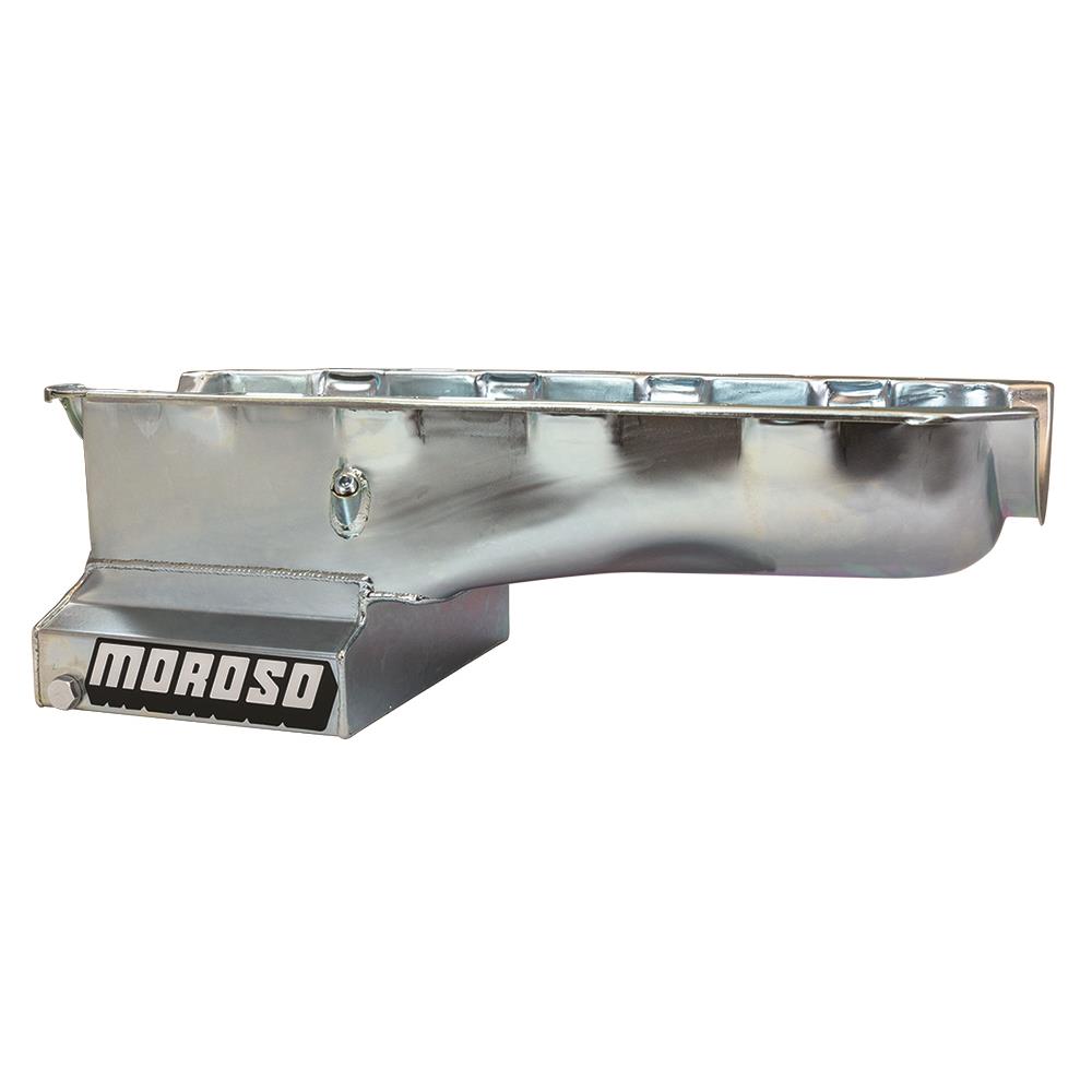 Moroso 20412 Oil Pan, BBC Mark Iv, GM A Body, 8 In Deep, T-sump