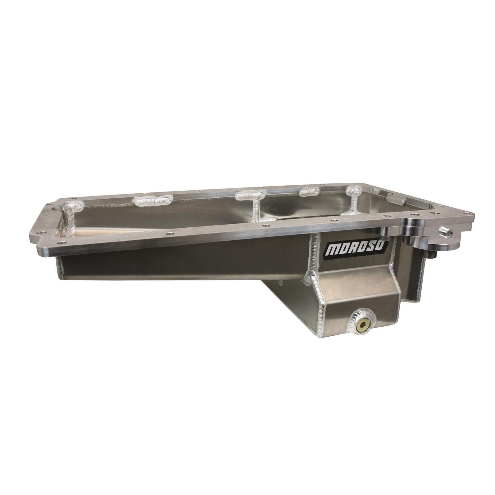 Moroso 21159 Oil Pan, GM LS, Swap, Road Race, Spin-on Adapter