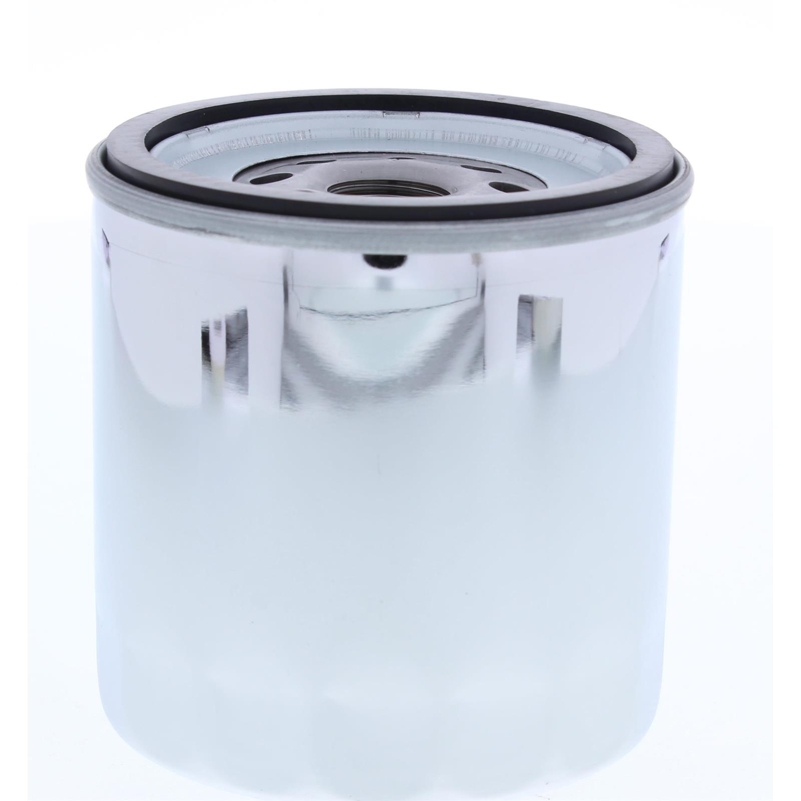 Short Chrome Oil Filter, Chevy