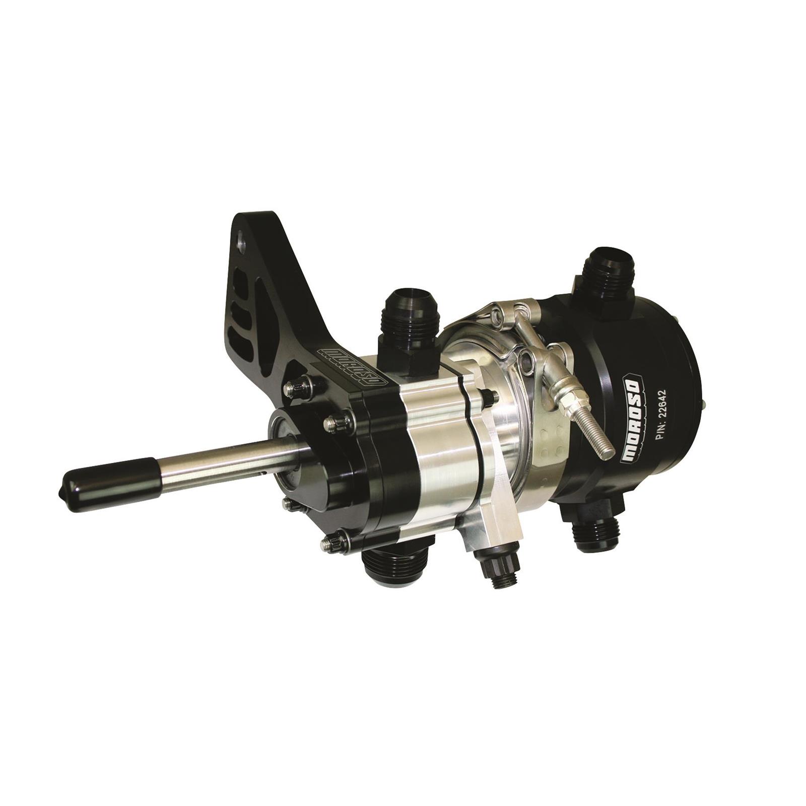 Moroso 22652 Ext. Oil Pump, Single Stage, Tri-lobe, SBC Left