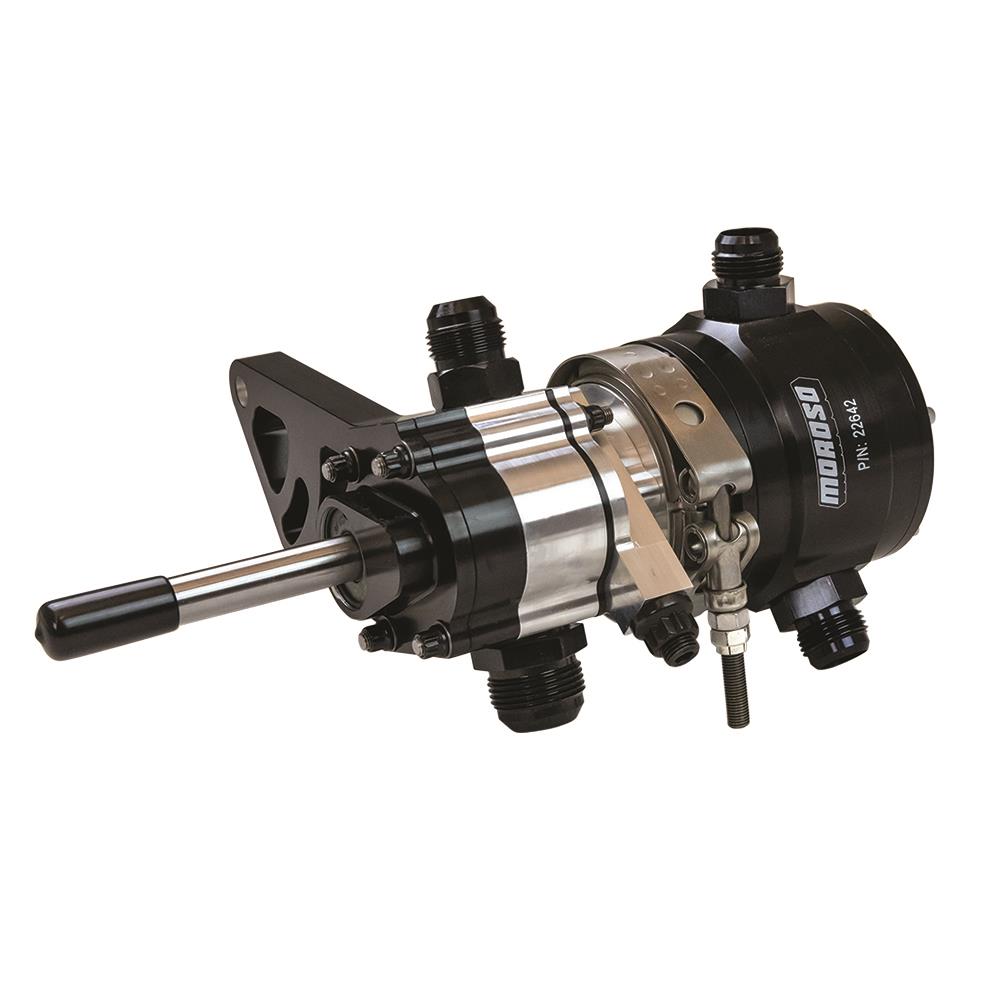 Moroso 22654 Ext. Oil Pump, Single Stage, Tri-lobe, BBC Left