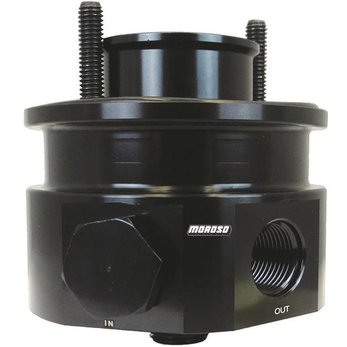 Moroso 23701 Filter Adapter, Sandwich, Ext, Accumulator, BBC
