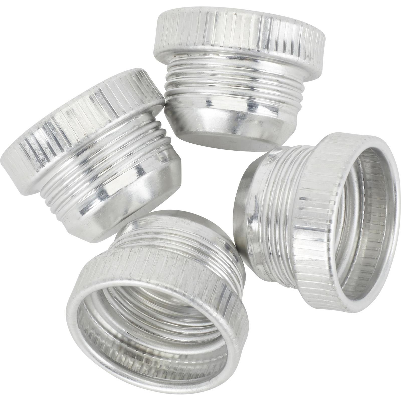 Anodized Aluminum -16 AN Flare Plug Fitting, Set of 4