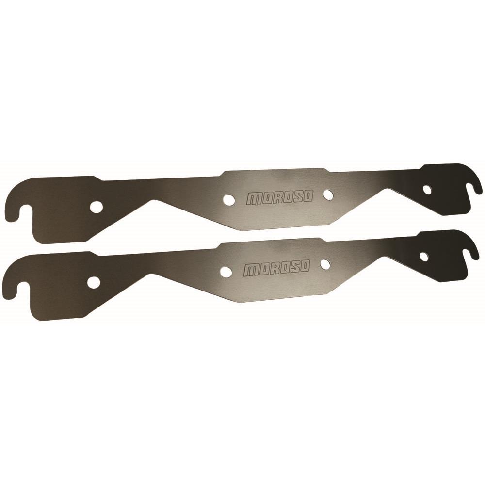 Moroso 25155 Exhaust Block Off Plates, SBC Conv. Heads,