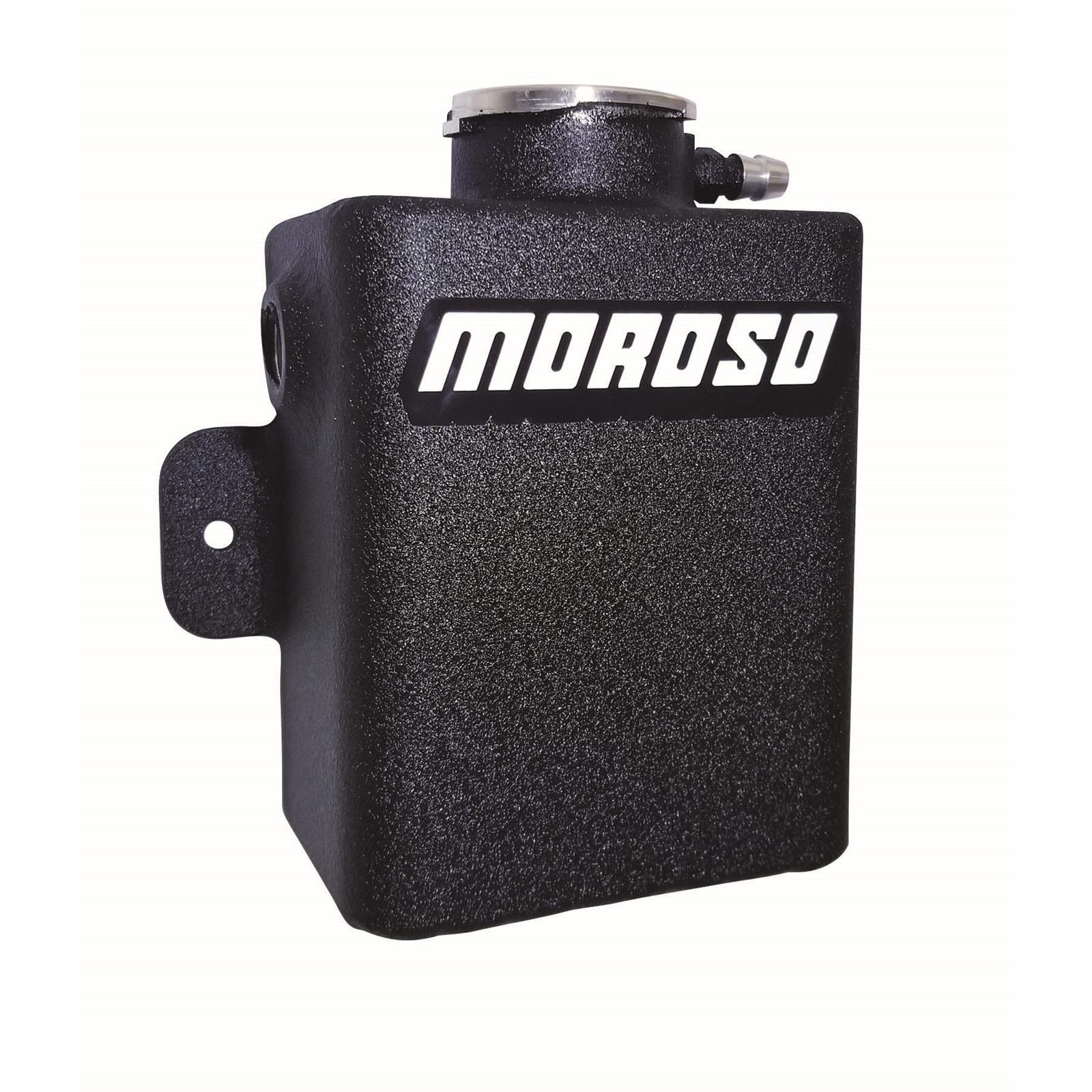 Moroso 63952 Tank, Coolant Expansion, 1.25 Qt., Black Powder Coat