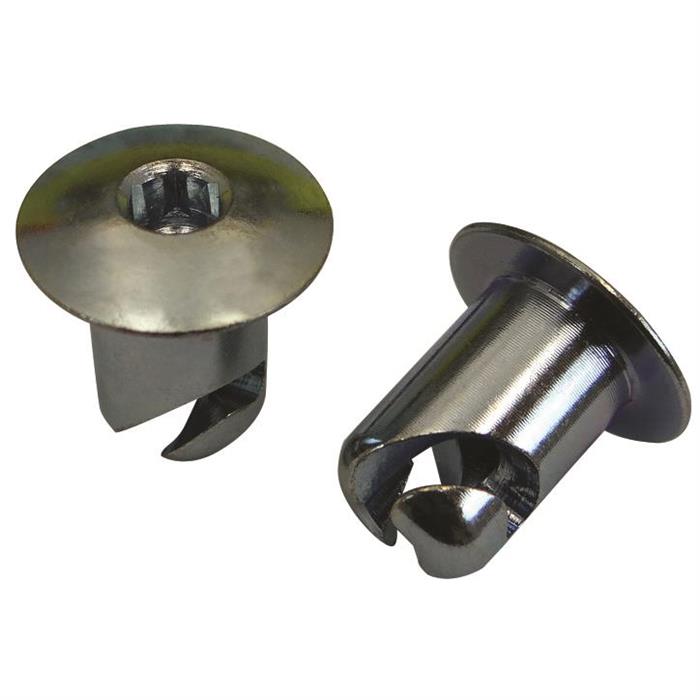 Moroso 71275 Quick Fastener, Oval, 7/16 In X .450, Steel, Silver