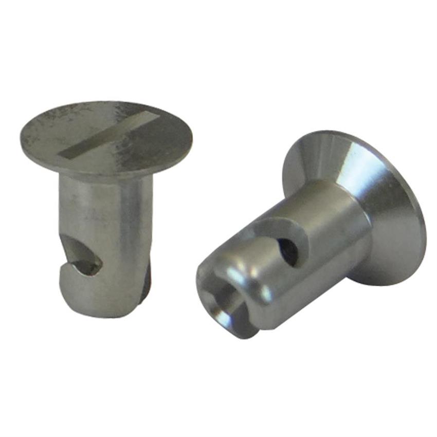 Moroso 71296 Quick Fastener, Flush. 5/16 In X.450, Alum