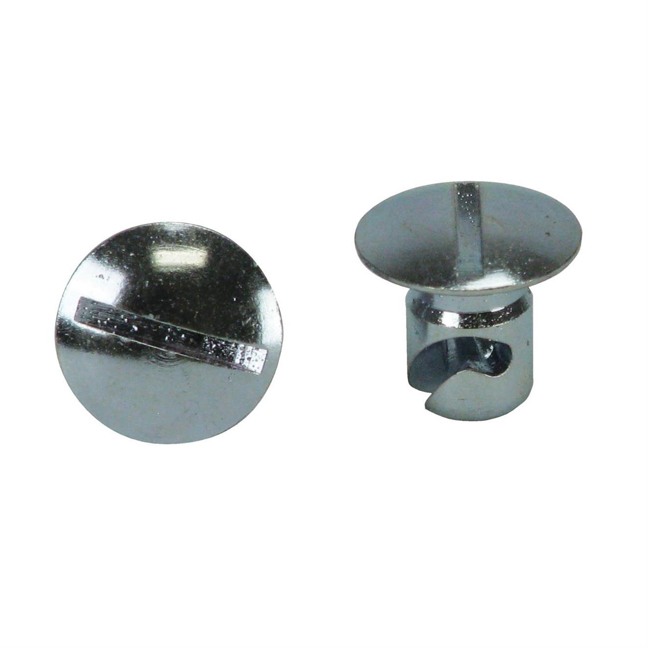 Moroso 71345 Quick Fastener, Oval, 5/16 In X .500, Steel, Silver
