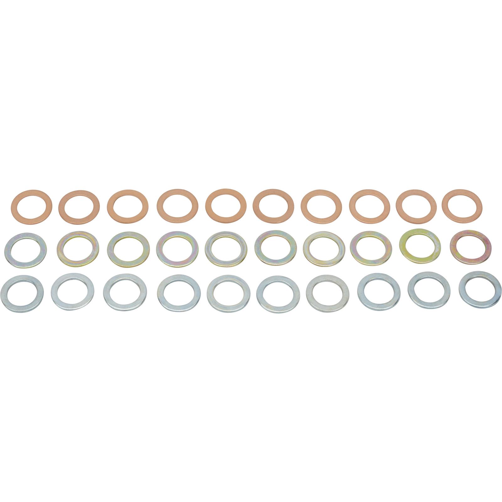 Spark Plug Indexing Washers, 14mm Flat Seat, 30 Pk