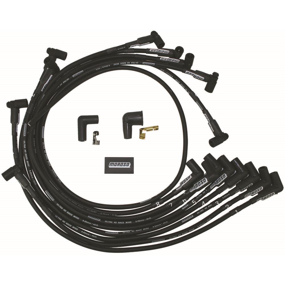 Moroso 73724 Wire Set, Ultra 40, Unsleeved, Sprint Front Magneto