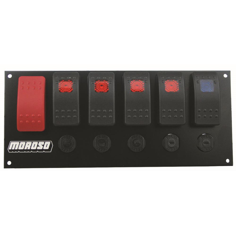 Moroso 74180 Switch Panel, Rocker LED