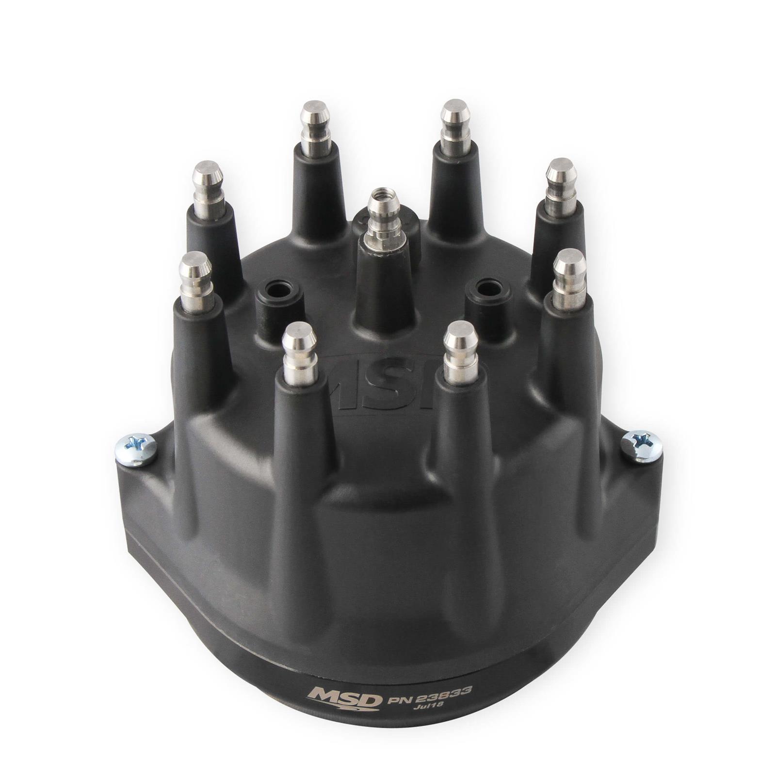 MSD 23833 Dual Sync Distributor, Chrysler 426, 440, Black