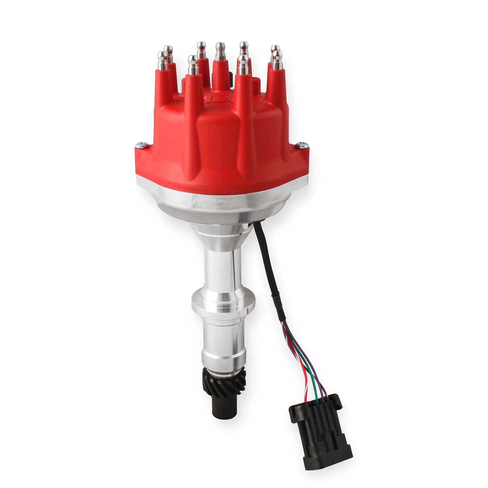 MSD 2384 Pontiac V8 Dual Sync Distributor, Red