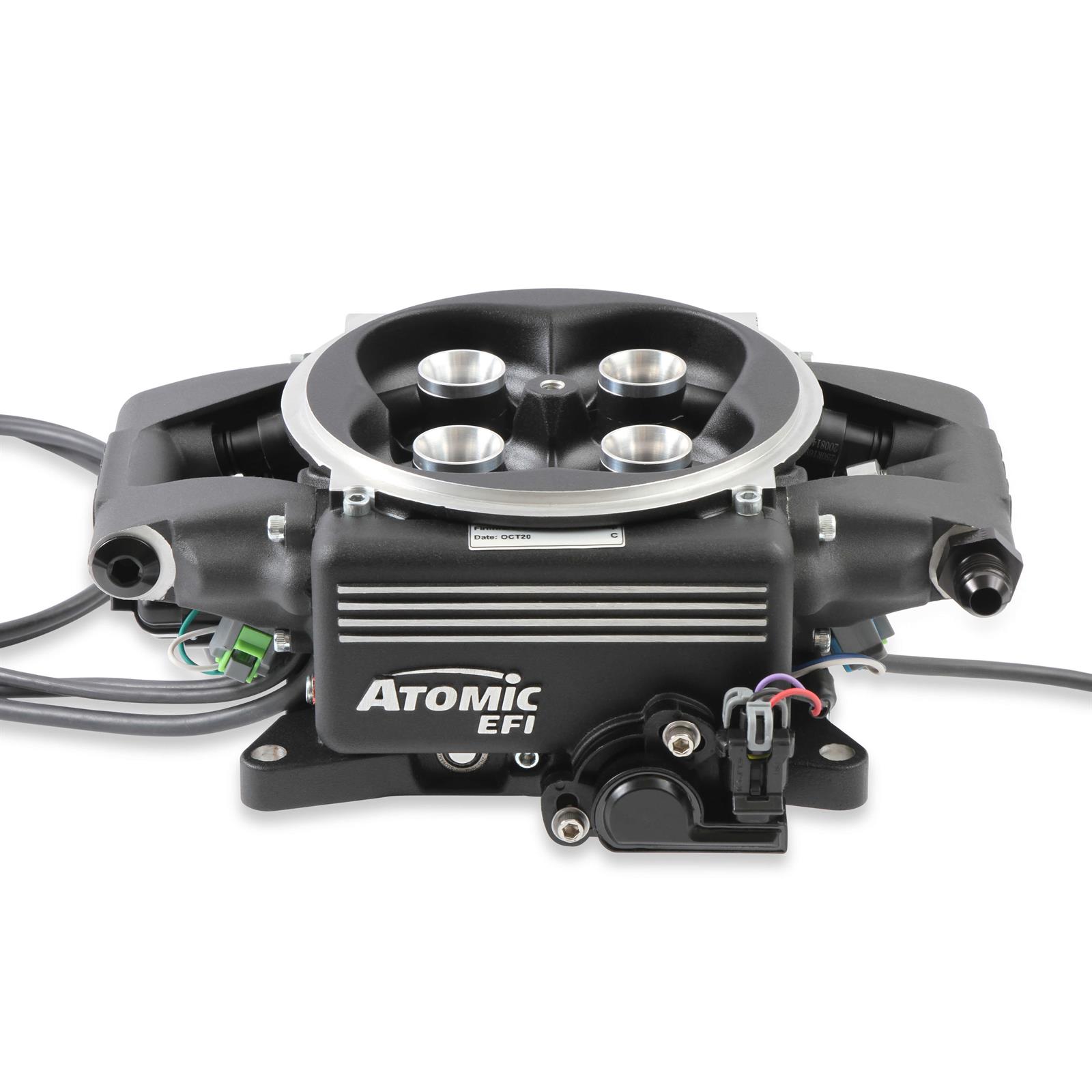 MSD 2900-2BK Atomic EFI 2 865 CFM Throttle Body Master Kit, Black