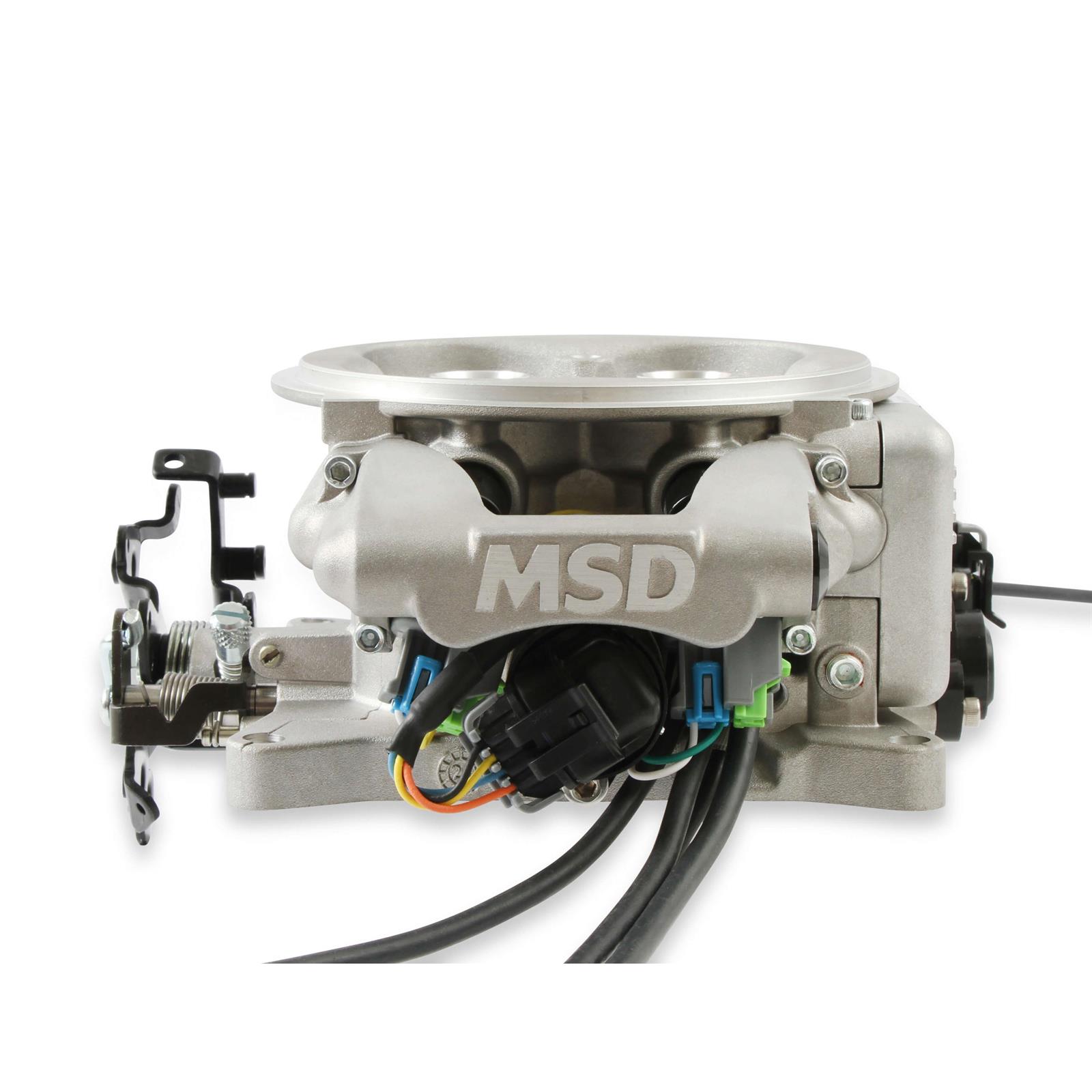 MSD 2900-2 Atomic EFI 2 865 CFM Throttle Body Master Kit, Natural