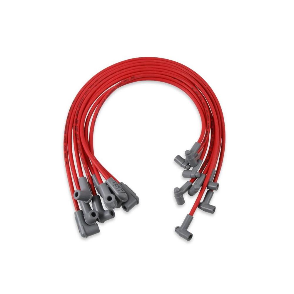 MSD 35599 8.5mm Spark Plug Wires Set, S/B Chevy HEI, Under Headers