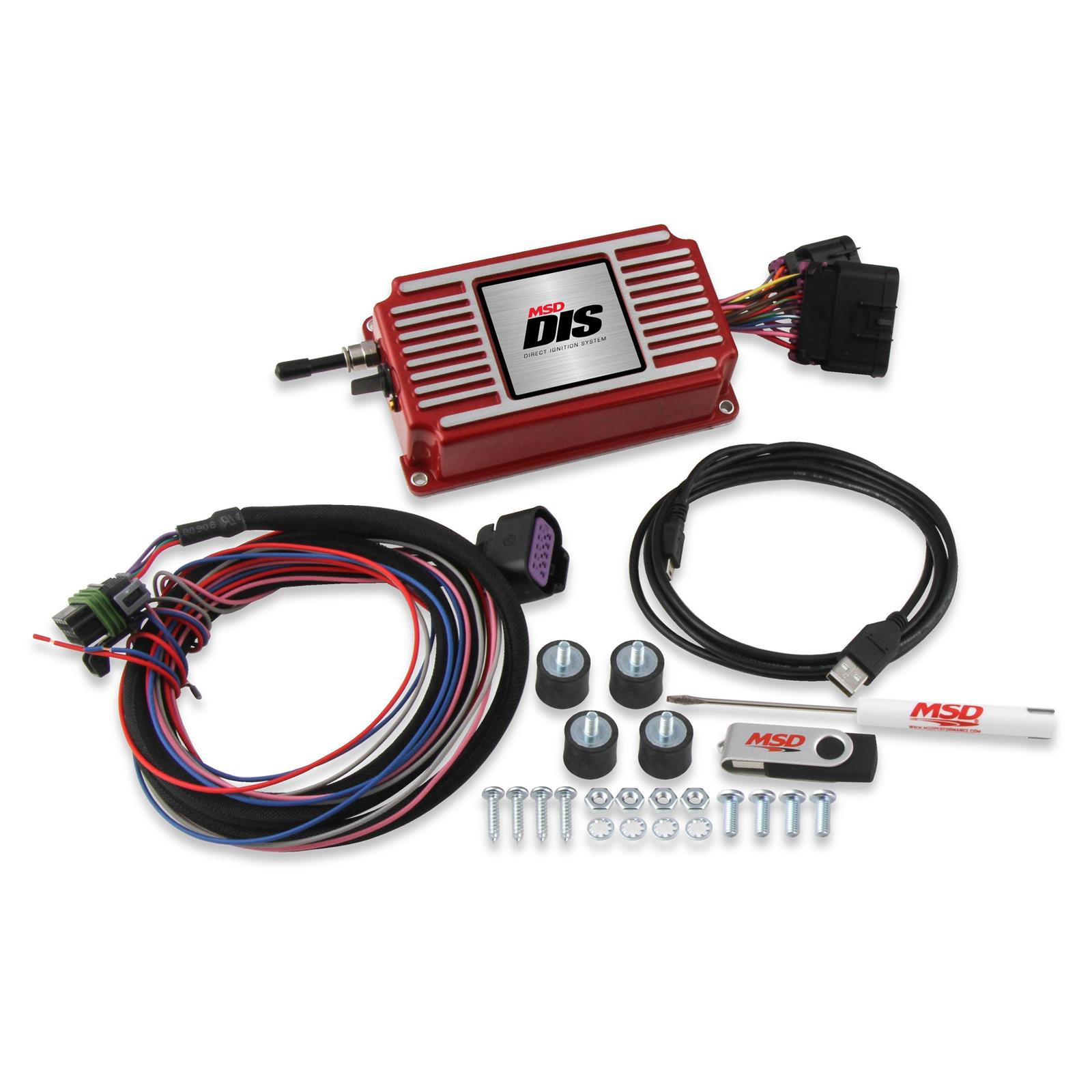 MSD 6015MSD Dis Direct Ignition System Control Box, Red