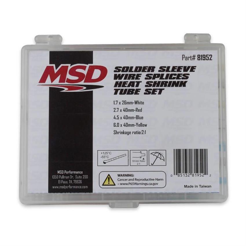 MSD 81952 Solder Sleeve Wire Splice Kit, 42-Piece