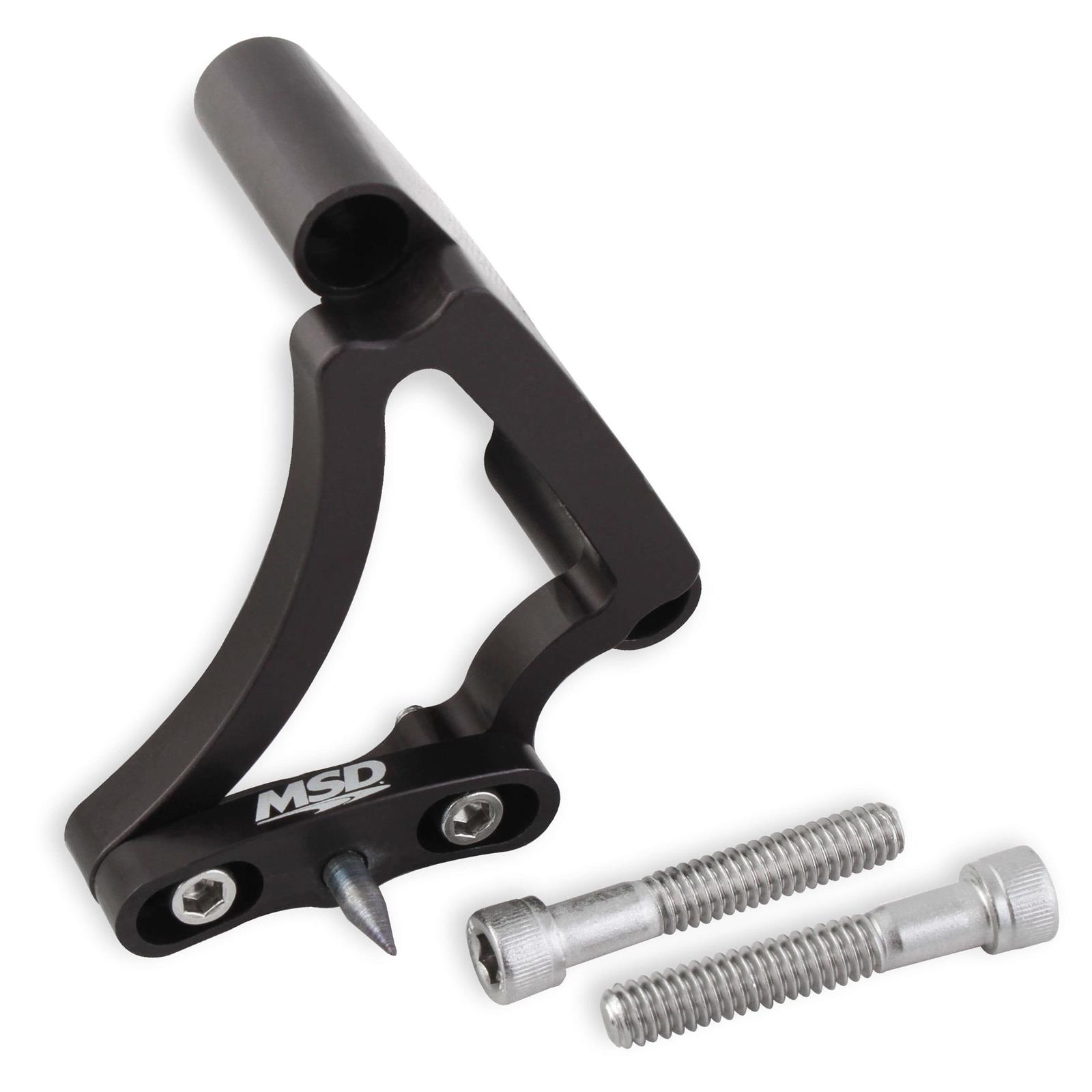 MSD 89881 Adjustable Billet Timing Pointer, SBC, 6-3/8 Balancer