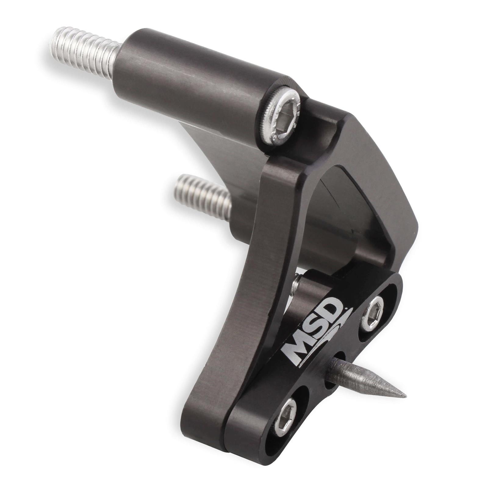 MSD 89884 Adjustable Billet Timing Pointer, SBC, 8 Inch Balancer