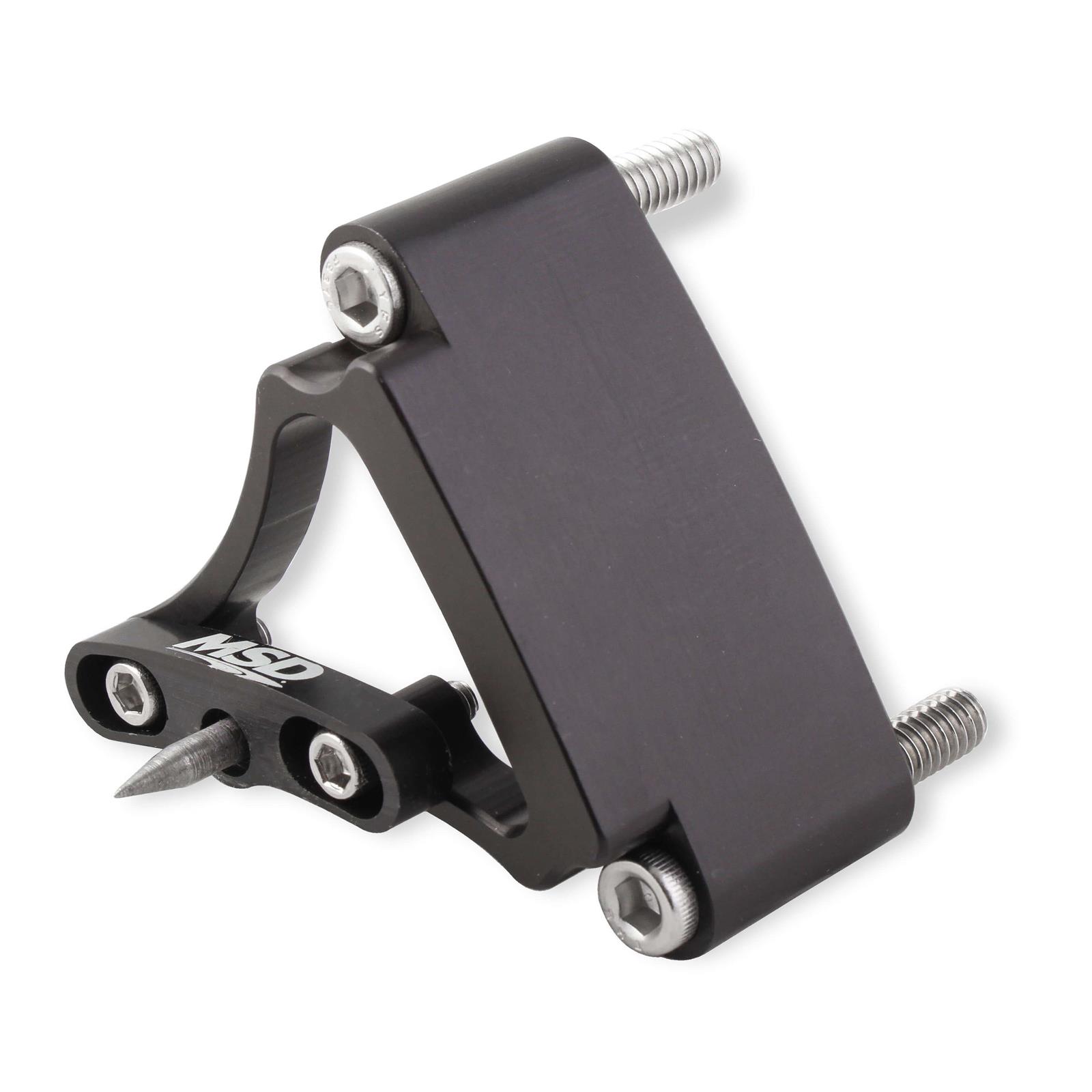 MSD 89884 Adjustable Billet Timing Pointer, SBC, 8 Inch Balancer