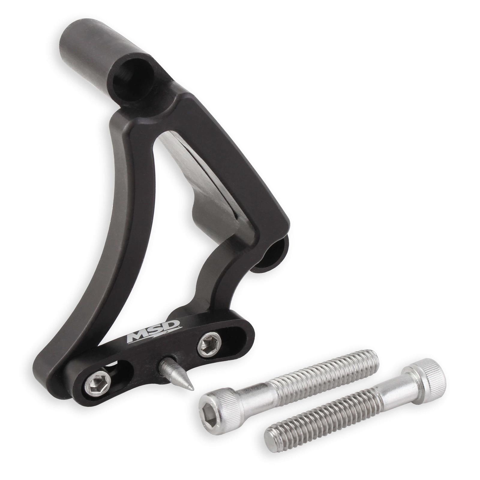 MSD 8988 Adjustable Billet Timing Pointer, SBC, 6-1/4 Balancer