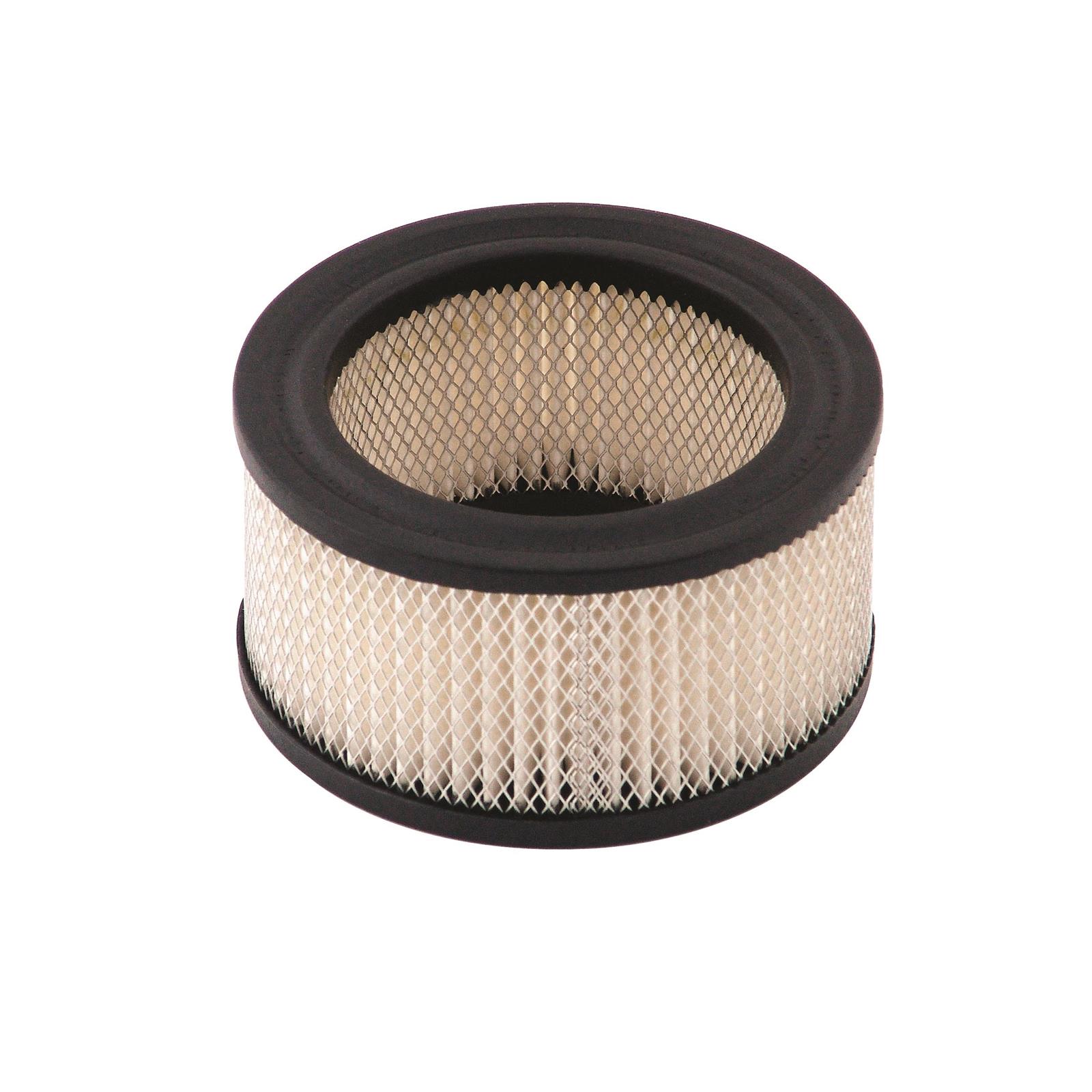 Mr Gasket 1489A Air Filter, Replacement Element, 4 x 2 Inch, White